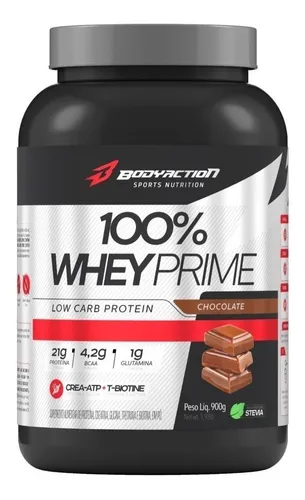 Whey 100 Prime 900g Bodyaction Chocolate