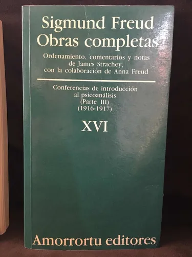 Sigmund Freud Obras Completas Tomo 16 Amorrortu | Envío gratis Sigmund Freud Obras Completas Tomo 16 Amorrortu | Envío gratis