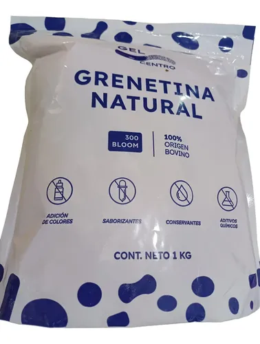 Grenetina Natural 100% Bovino 1 Kg | Envío gratis