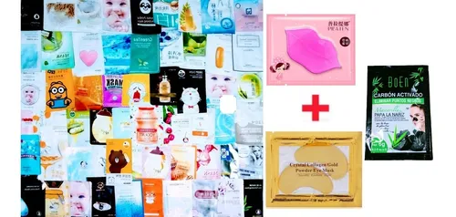 Mascarillas Coreanas 50 Piezas Surtidas Hidratantes Meses Sin Intereses