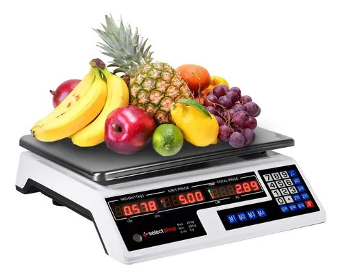 Báscula Comercial Digital Lcd 40 Kg Recargable Tecla Tara | Envío gratis