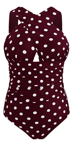 Traje De Baño Con Estampado De Cuerpo Unido Para Mujer, Twin | MercadoLibre