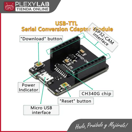 Módulo Esp32-cam 2mp Wifi Bluetooth +antena Externa Grabador en venta ... Módulo Esp32-cam 2mp Wifi Bluetooth +antena Externa Grabador en venta ...