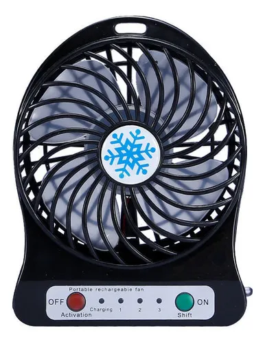 Mini Ventilador Portátil 3 Escritorio Velocidad Recargable Mercadolibre