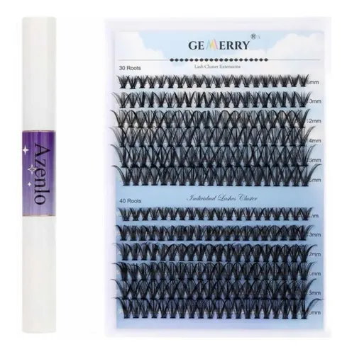 Kit 240 Extensiones De Pestañas Postizas Por Punto Racimo Cuotas Sin
