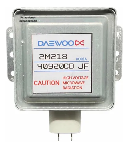 Magnetron Para Horno De Microondas Daewo Original | Meses sin interés Magnetron Para Horno De Microondas Daewo Original | Meses sin interés