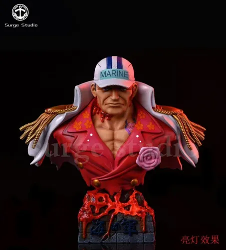 Archivo Stl Impresión 3d - One Piece - Akainu Bust Archivo Stl Impresión 3d - One Piece - Akainu Bust