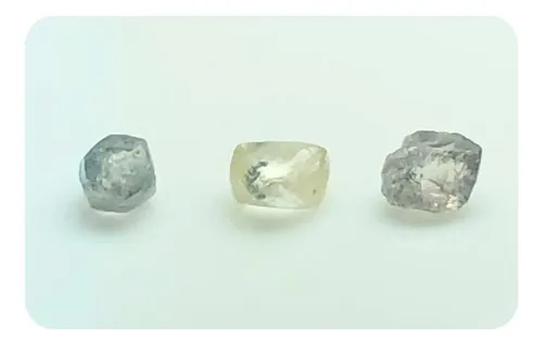 Diamante Bruto Natural 0,91 Cts (91 Pontos) Para Lapidar Branco ...