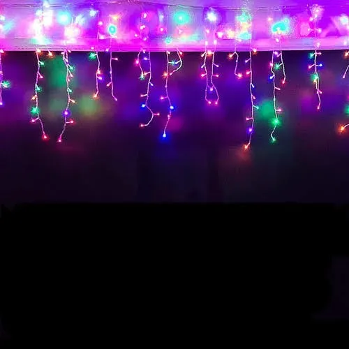 Cascada Navideña Multicolor 300 Luces Meses Sin Interés