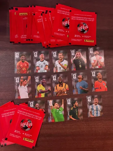 Copa Mundial Fifa 2026 Panini Coca Cola Sobres Figuritas Envío Gratis