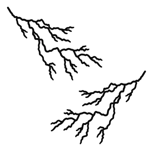 Calcomanias Stickers Rayos Relampagos, 2 Pz | MercadoLibre