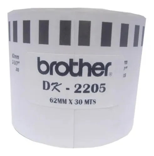 Brother Etiqueta Papel Continuo Dk2205 Ql700 Rollo Generico | Cuotas ... Brother Etiqueta Papel Continuo Dk2205 Ql700 Rollo Generico | Cuotas ...