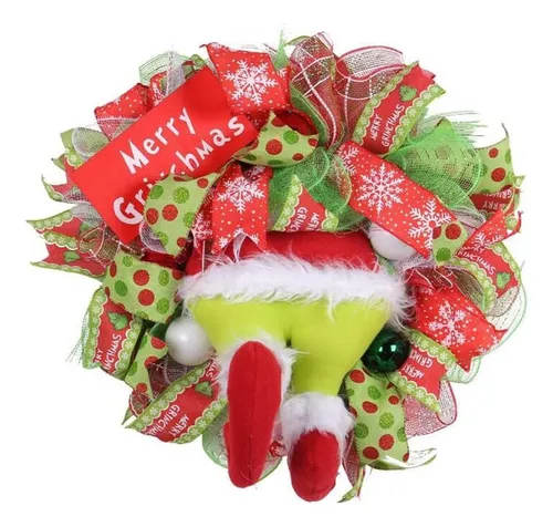 Natal Grinch Leg Garland Porta Pendurada Cor A | MercadoLivre Natal Grinch Leg Garland Porta Pendurada Cor A | MercadoLivre