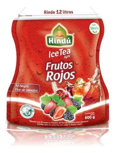 Ice Tea Frutos Rojos Light Hindu 600g - g | MercadoLibre