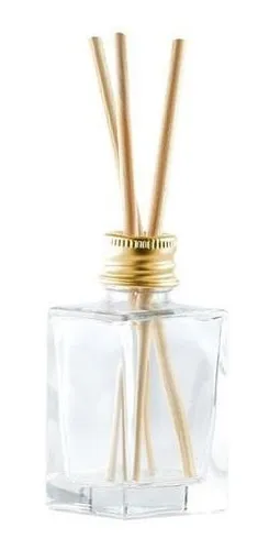 50 Kit Frasco Difusor Aromatizador Vidro Quadrado 3 Varetas à Venda Em