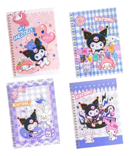 3pc Kuromi Notebook Set A5 Cute School Diary For Girls | MercadoLibre