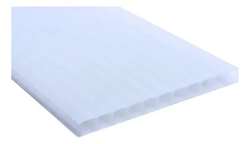 Chapa Policarbonato Alveolar Sabic 4mm 5,80x0,50m Cor Opaco ...