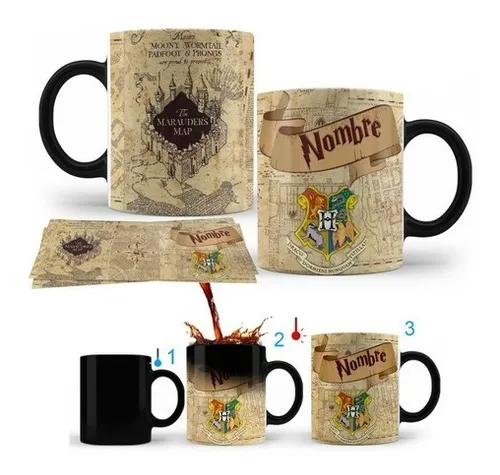 Mug Magico Harry Potter Mapa Del Merodeador Con Nombre en venta en ... Mug Magico Harry Potter Mapa Del Merodeador Con Nombre en venta en ...