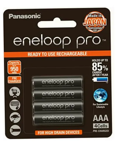Panasonic Pilas Recargables Eneloop Pro Tipo Aaa Con 4 Mercadolibre