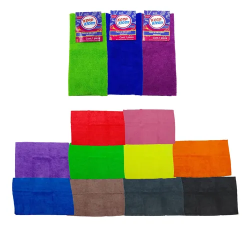 600 Trapo De Microfibra Chica Multiusos Absorbente 25x33 Cm | Envío gratis