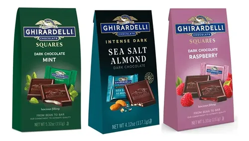 Ghirardelli Dark Chocolate Squares Paquete Variado De 3 Sabo | Envío gratis Ghirardelli Dark Chocolate Squares Paquete Variado De 3 Sabo | Envío gratis