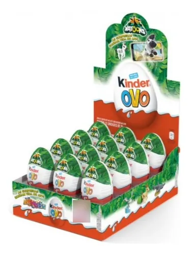 Huevo Kinder Sorpresa Natoons Caja 12 Unidades Mercadolibre