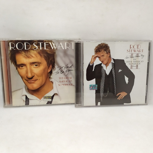 Cd Rod Stewart Great American Songbook 1 Y 2 Lote Original