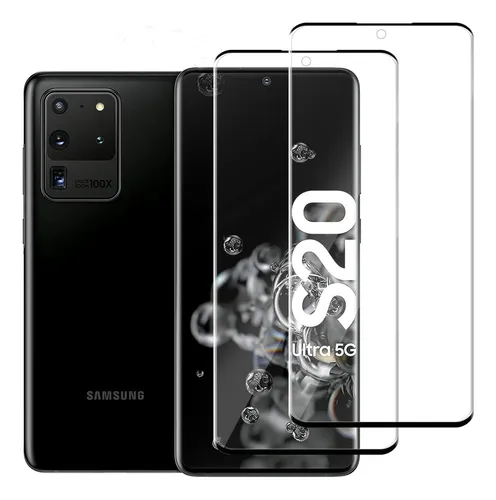 2 Piezas Mica Cristal Templado Para Samsung Galaxy S20 Ultra Meses