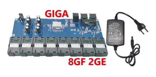 Switch Placa Metro Giga 8gf2ge Giga Com Fonte | Parcelamento sem juros Switch Placa Metro Giga 8gf2ge Giga Com Fonte | Parcelamento sem juros