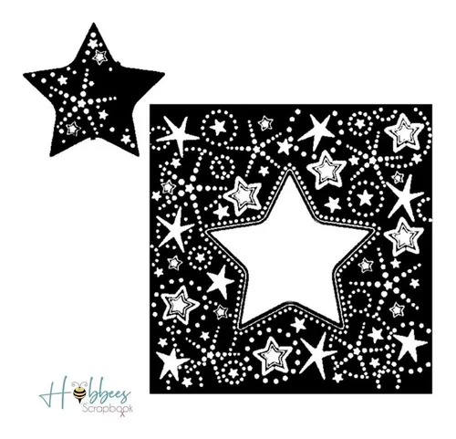 Suaje De Corte Para Hacer Fondos Grandes De Estrellas / Star Suaje De Corte Para Hacer Fondos Grandes De Estrellas / Star