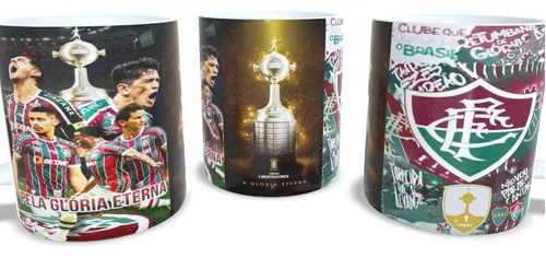 Caneca Do Campeão Da Libertadores 2023 Porcelana 325ml Parcelamento