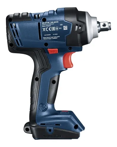 Llave De Impacto 18v Bosch Gds 18v 400 Maletín Sin Batería Cuotas Al