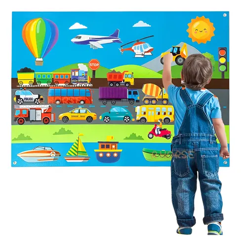 Mural Creativo Montessori Ciudad De La Creatividad Y La Yzz | MercadoLibre
