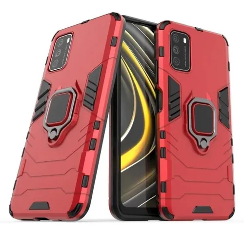 Funda Para Xiaomi Redmi Y Mi Uso Rudo Con Anillo Mica