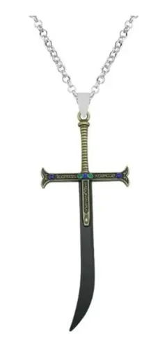 Colar Pingente Espada Yoru Dracule Mihawk One Piece Yoru | Parcelamento ...