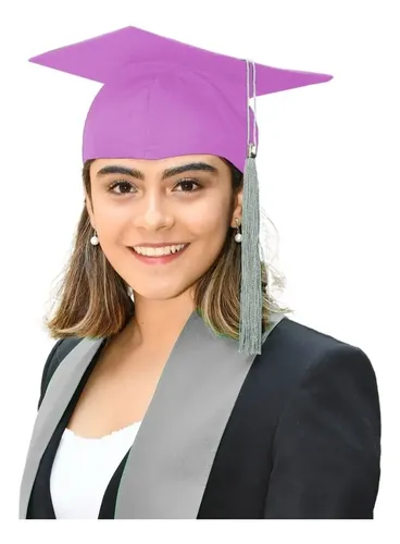 Birrete Graduación Rosa Unitalla Con Borla Gris Unitalla Adulto | Meses ...