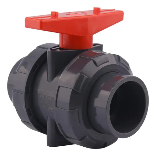 Válvula Pvc 2 Doble Tuerca Unión Bola Cementar | Meses sin interés