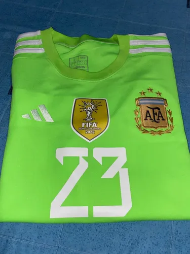Camiseta De La Selección Argentina 2023 Con 3 Estrellas Dibu En Venta
