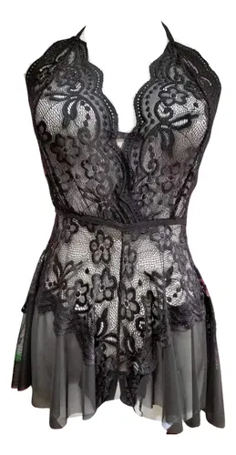 Lencería Sexi De Encaje Para Mujer, 1 Pieza | Cuotas sin interés