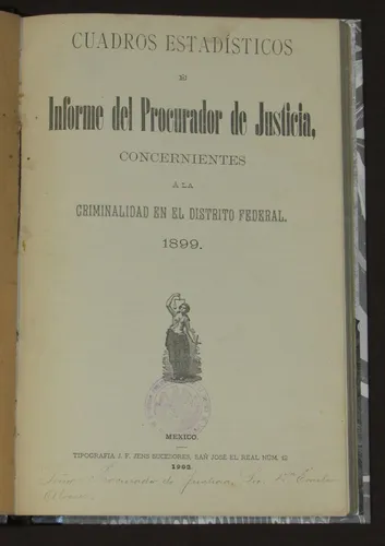 Cuadros Estadísticos E Informe Procurador Criminalidad 1902 | MercadoLibre Cuadros Estadísticos E Informe Procurador Criminalidad 1902 | MercadoLibre