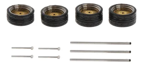 4 Piezas 11mm 1 64 Neumáticos De Escala Con Llanta Para B4 Mercadolibre