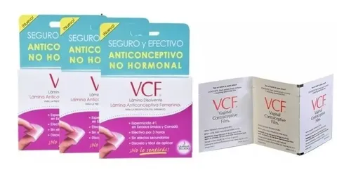 Vcf Lamina Anticonceptiva Femenina Con 3 Paquetes | MercadoLibre
