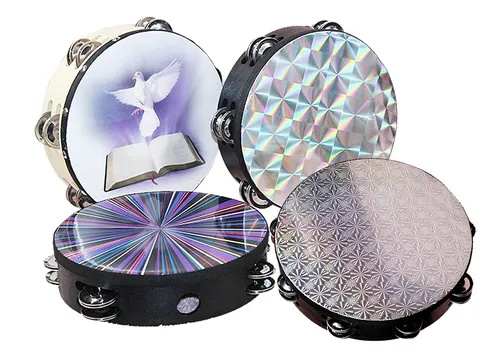 Pandero Tipo Remo 8 Pulgadas Varios Colores Paloma Cristiana | Meses ...