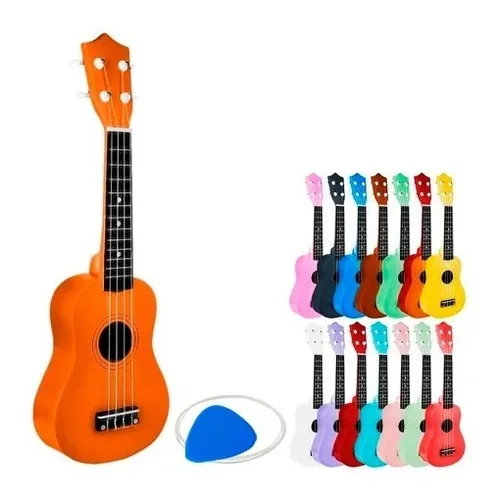 Ukelele Soprano De Madera Cuerdas Naylon Pua + Funda Colores Ukelele Soprano De Madera Cuerdas Naylon Pua + Funda Colores
