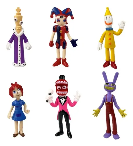 Pack 6 Figuras Amazing Digital Circus Circo Digital | Cuotas sin interés