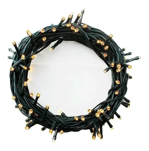 Pisca Pisca C/ 100 Lampadas Led 127v Fixo - Branco Quente Pisca Pisca C/ 100 Lampadas Led 127v Fixo - Branco Quente