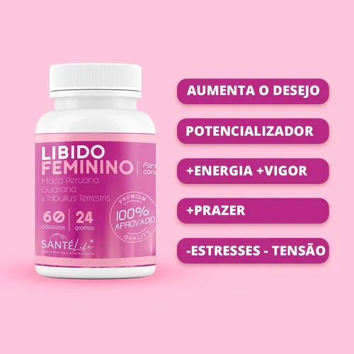 Libido Feminino Fórmula Concentrada 1 Un 60 Cápsulas Mercadolivre