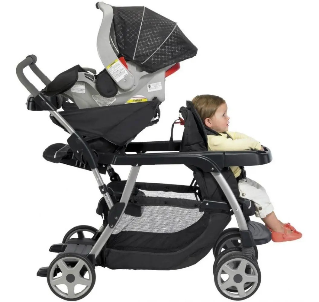 Coche Doble Graco Ready2grow Lx Glacier | Mercado Libre