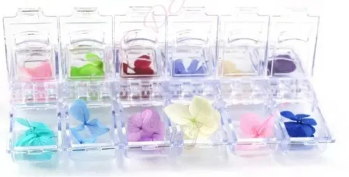 Flores Secas Encapsulamento Unhas Decoração Caixa 12 Uv Led Mercadolivre