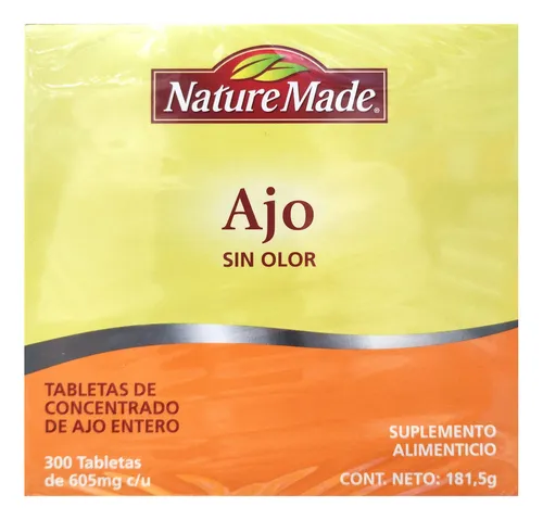 Ajo Sin Olor Nature Made Msi | Meses sin interés Ajo Sin Olor Nature Made Msi | Meses sin interés